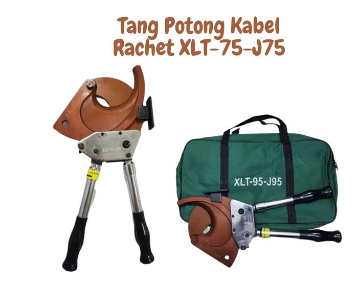 Jual Tang Potong Kabel Rachet XLT-75-J75/Rachet Cable Cutter - Jakarta ...