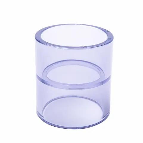 Jual socket pipa pvc clear 1" inch / sock fitting pvc bening transparan ...
