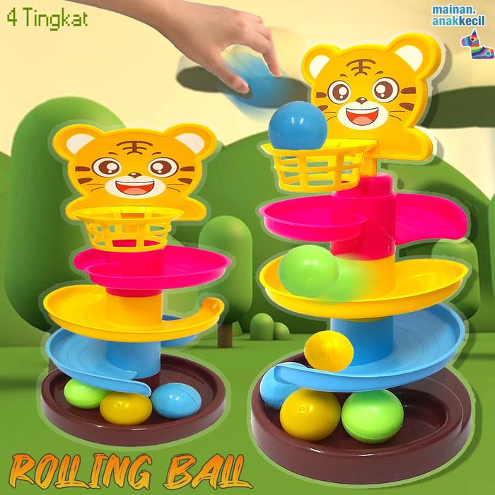 Jual Mainan Anak Perosotan Bola Seluncur Rotating Rolling Ball SH220 ...