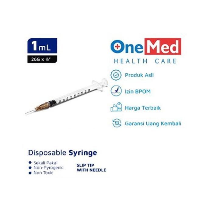 Jual Spuit Onemed 1cc Syringe Onemed 1ml - Jakarta Barat - Tanglin ...