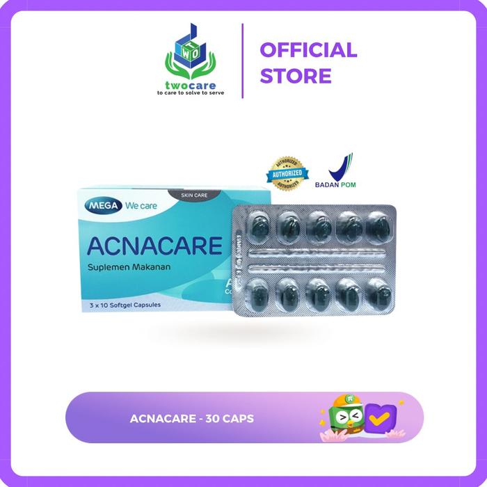 Jual Mega We Care Acnacare 30 Kapsul Acna Care - Memelihara Kesehatan ...