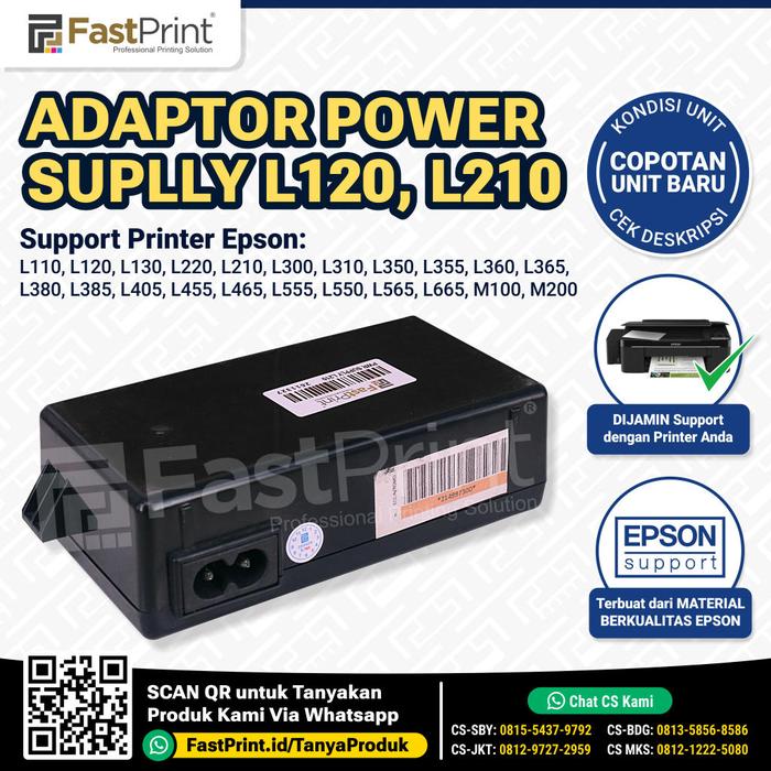 Jual Power Supply Original Epson L110 L120 L210 L300 L350 - Kota ...
