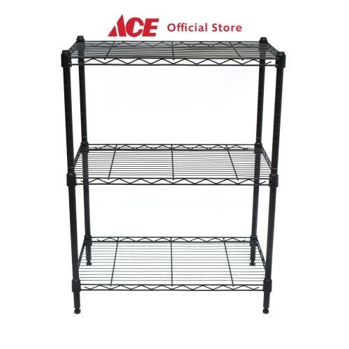 Jual Rak Besi Kecil Wire Rack 3 Tingkat Ambalan 59x34x78 cm ACE ...