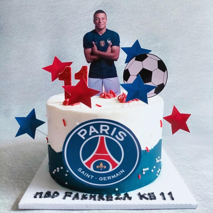Jual kue ulang tahun mbappe tiramisu 14 cm - Kab. Bandung Barat - Afaf ...