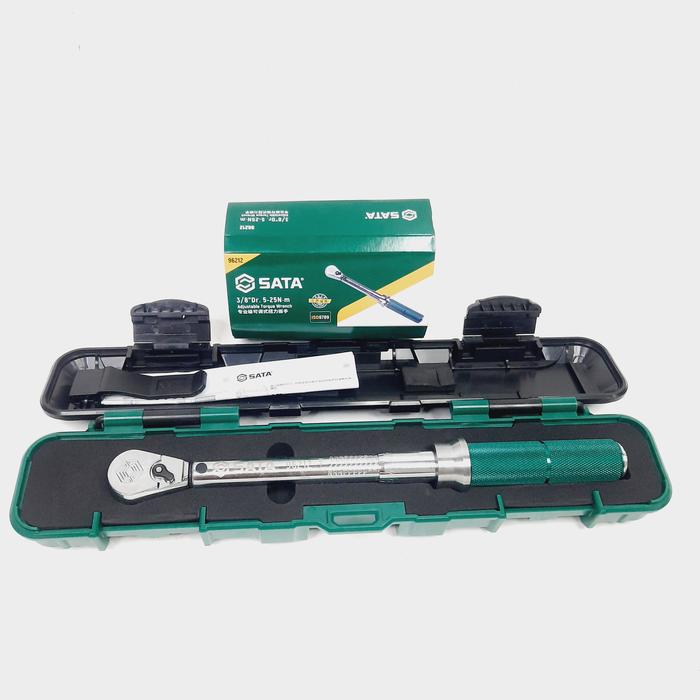 Jual Kunci Momen /Adjustable Torque Wrench 3/8" 5 - 25 Nm SATA 96212 ...