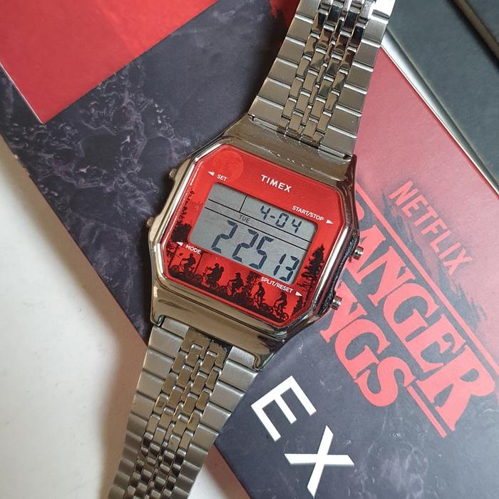 Jual Timex T80 x Stranger Things 34mm Stainless Steel Bracelet Watch ...
