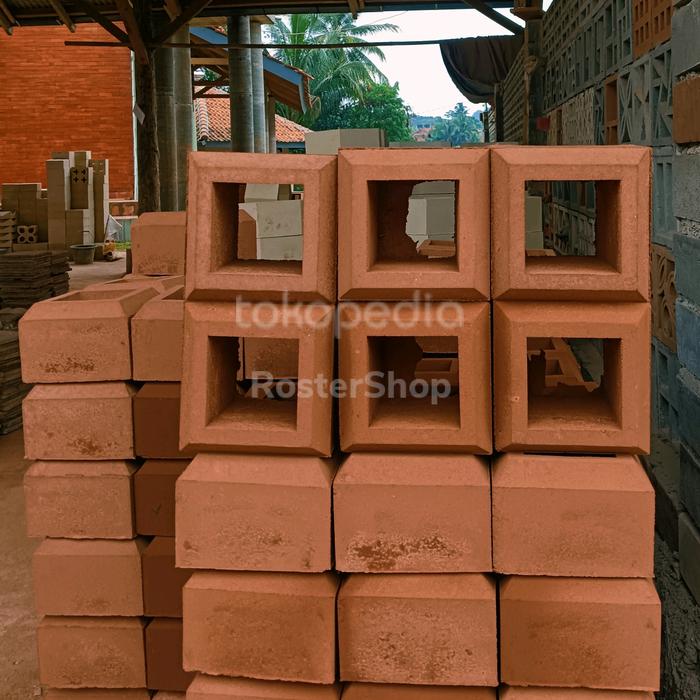 Jual roster minimalis terakota costum kotak aple ukuran 15x15 - Kota ...