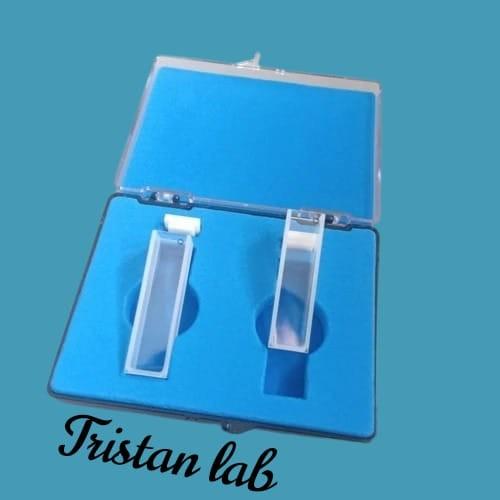 Jual 2 pcs Quartz Cuvette 10mm/Cells with Lid (JGS1 for ...