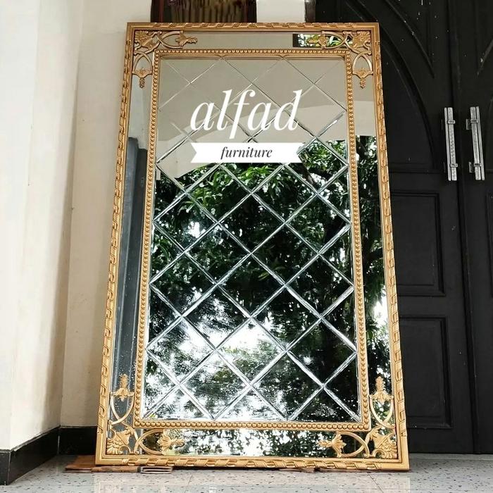 Jual bingkai cermin/kaca cermi badan/figura kaca ukir kayu jati - Kab ...