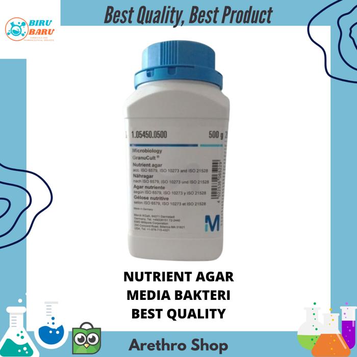 Jual NUTRIENT AGAR ( NA ) MERCK 10 GRAM MEDIA BAKTERI MIKROBIOLOGI BEST ...