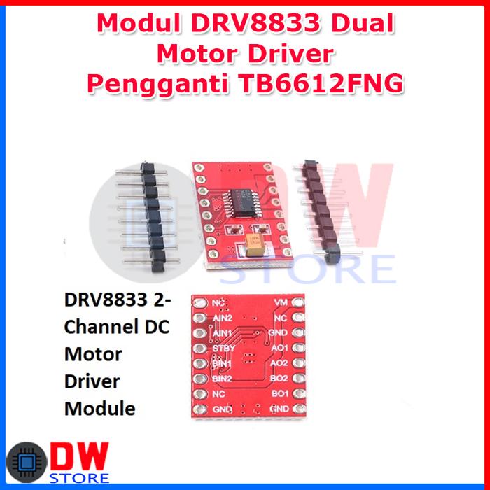 Jual DRV8833 Merah Stepper Motor Driver Pengganti TB6612 TB6612FNG ...