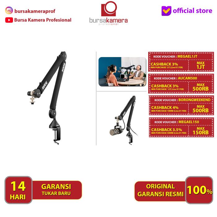 Promo RODE PSA1+ / PSA 1+ / PSA-1+ Pro Studio Boom Arm GARANSI RESMI ...
