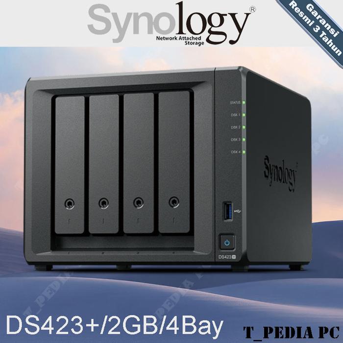 Promo Synology DS423+ DiskStation 4-BAY NAS Server Storage Cloud DS 423+ Cicil 0% 3x - Jakarta ...