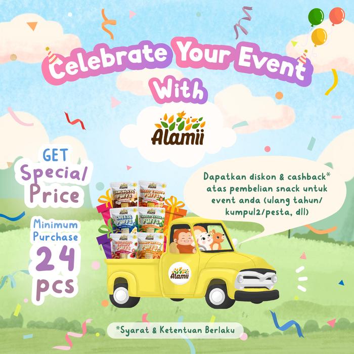 Promo Alamii Puffs - Special Event Hamper Party Package - Jakarta Barat ...