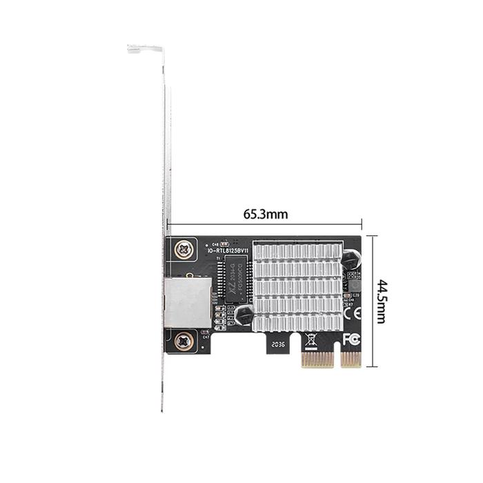 Jual Lan Card Gigabit 2.5g 2.5gbe 2500mbps Pci Express Pcie Ethernet ...