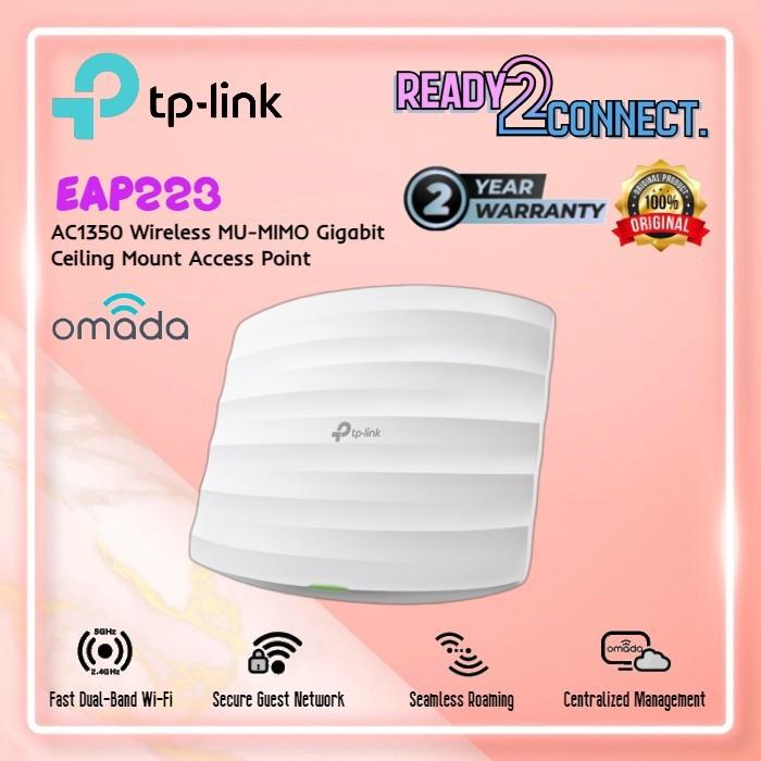 Jual TP-LINK EAP223 AC1350 Ceiling Wireless Access Point MU-MIMO ...