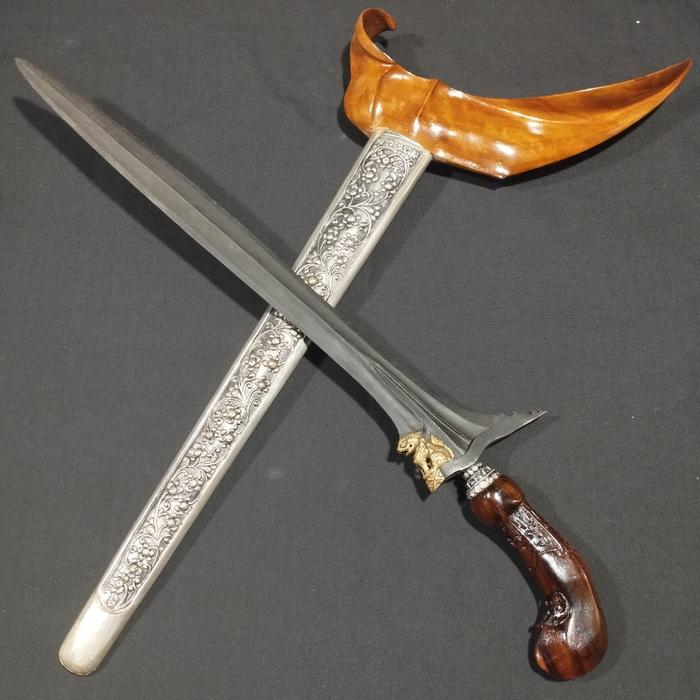 Jual Keris Singa Barong Pamor Keleng Kinatah Sepuh Emas Garap Super ...