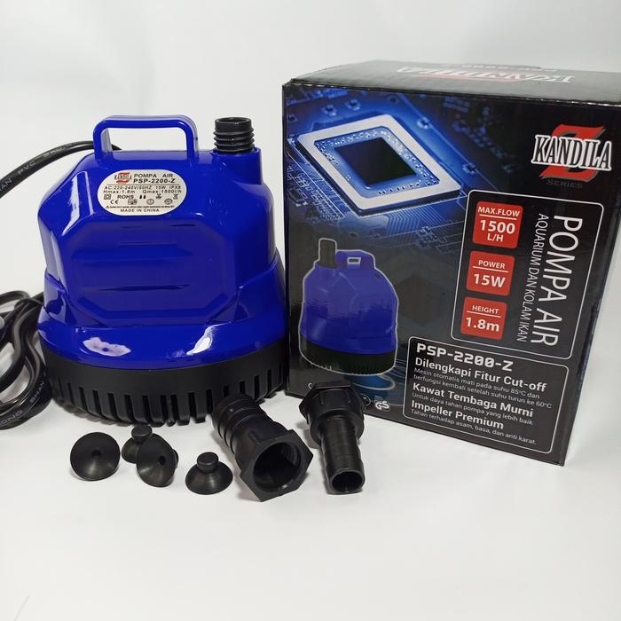 Jual POMPA AIR CELUP AQUARIUM 15 W KANDILA PSP 2200 Z PSP-2200Z KOLAM ...