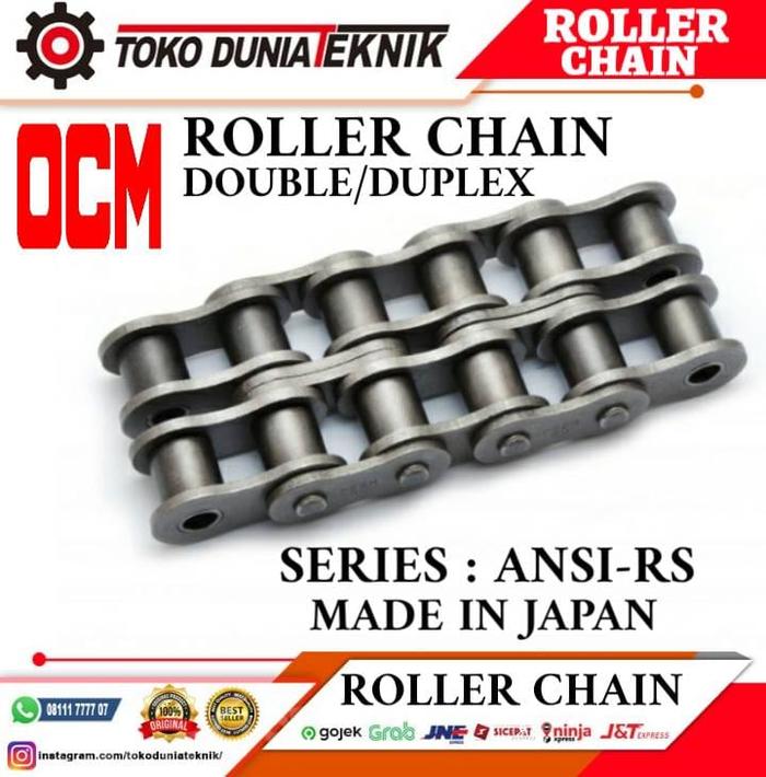 Jual OCM RS 100-2 DOUBLE PITCH 31.75 ROLLER CHAIN MADE IN JAPAN ...
