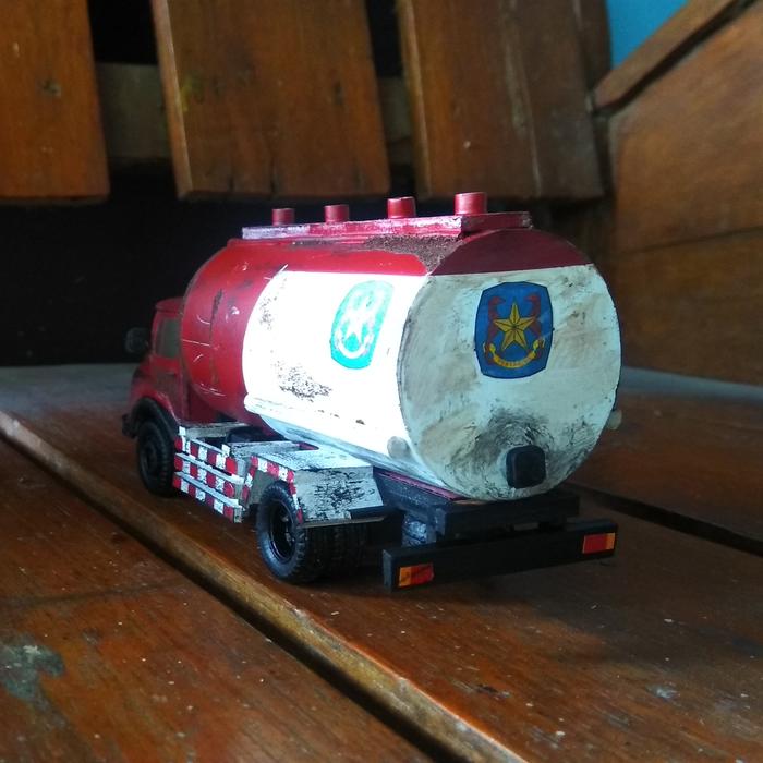 Jual Miniatur Truk Mercy Bagong Tangki Pertamina Jadul Di Seller Velvet ...