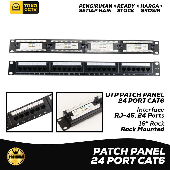 Jual Patch Panel 24 Port Cat6/Patch Panel 24 Port Cat6 Loaded - Jakarta ...