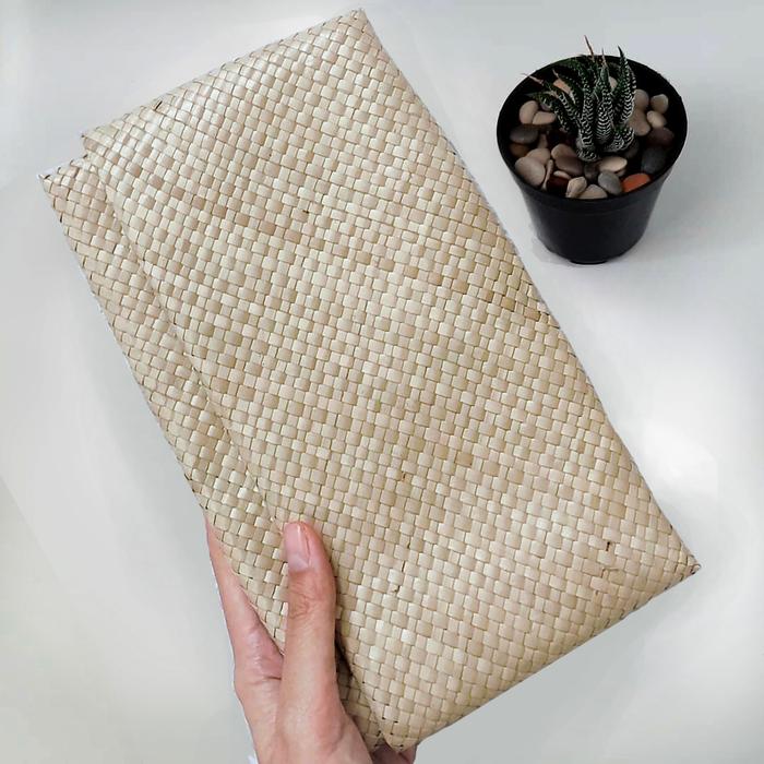 Jual Souvenir Clutch Dompet Slorot Anyaman Pandan Case Batik Pouch ...