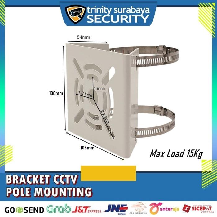 Jual Bracket CCTV Pole Mounting / Bracket Tiang Trinity - Kota Surabaya ...