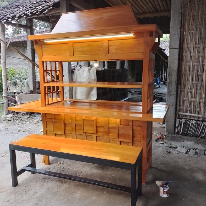 Jual gerobak/rombong angkringan jepang atap joglo custom - Kab. Klaten ...