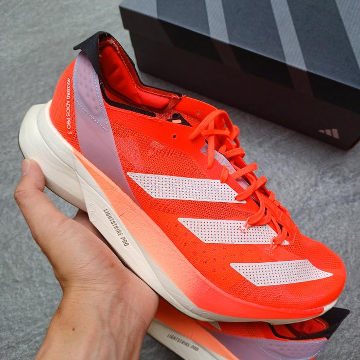 Jual Adidas Adizero Adios Pro 3 Solar Red || orange - Kota Tangerang ...