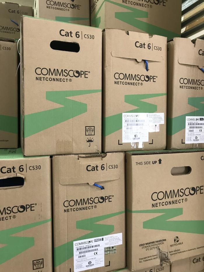 Promo kabel lan utp commscope cat 6 @305 meter / amp cat6 / commscope ...