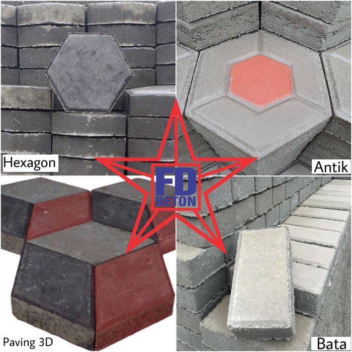 Jual Paving Block, Conblock, Konblok, Bata Hexagon, con - Kota Depok ...