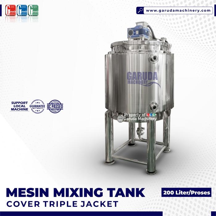 Jual Mesin Mixer Liquid Pemanas Heater Kapasitas 200 Liter - Kab ...