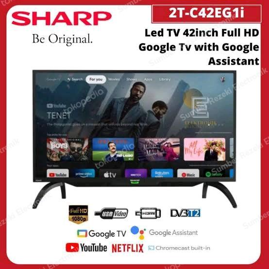 Jual SHARP SMART TV 42 INCH GOOGLE TV | SHARP 2T-C42EG1I GOOGLE TV ...