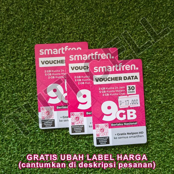 Jual Voucher Smartfren 9GB 30 Hari 30hari 30H 9 GB Voc Smart SF ...