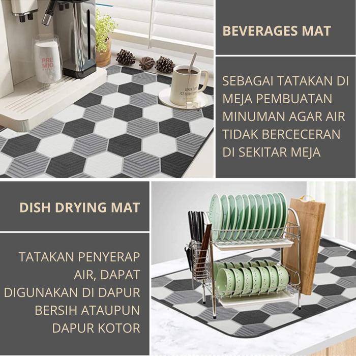 Jual Premio Alas Pengering Cuci Piring Gelas Bar Dish Drainer Drying ...