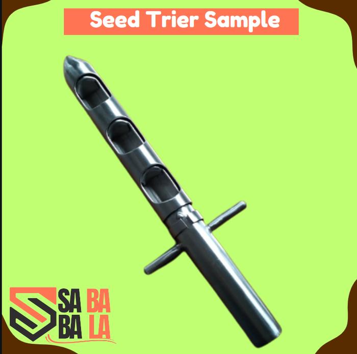 Jual 28cm Seed Trier Sampler Stainless Steel ( Alat Pengambil Sampel ...