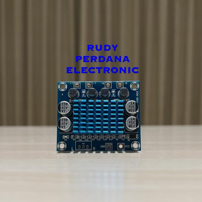 Jual PCB MODUL DIGITAL AUDIO AMPLIFIER STEREO 2 CHANNEL 30W CLASS D XH ...