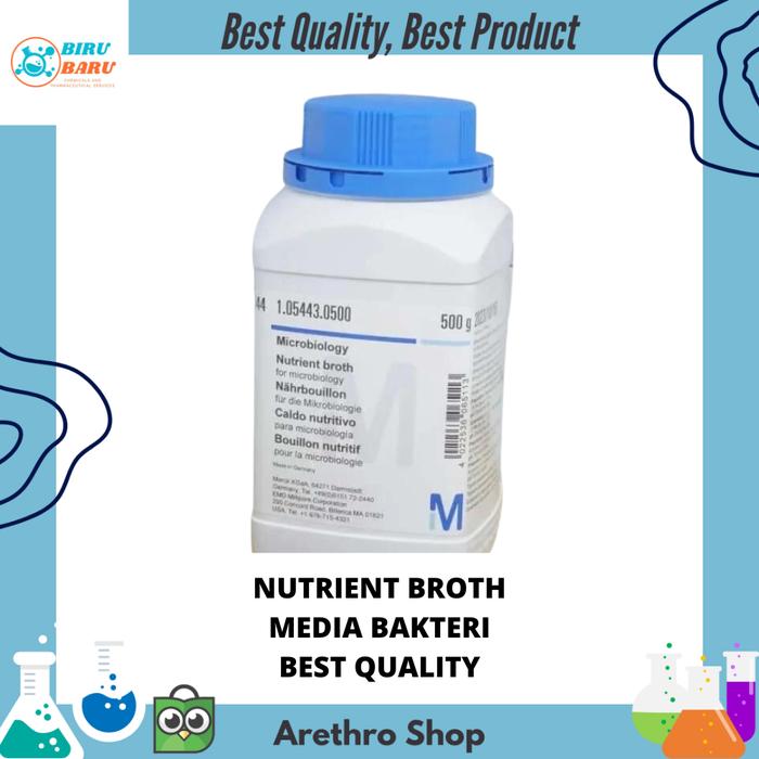 Jual NUTRIENT BROTH ( NB ) MERCK PER 10 GRAM MEDIA BAKTERI MIKROBIOLOGI ...