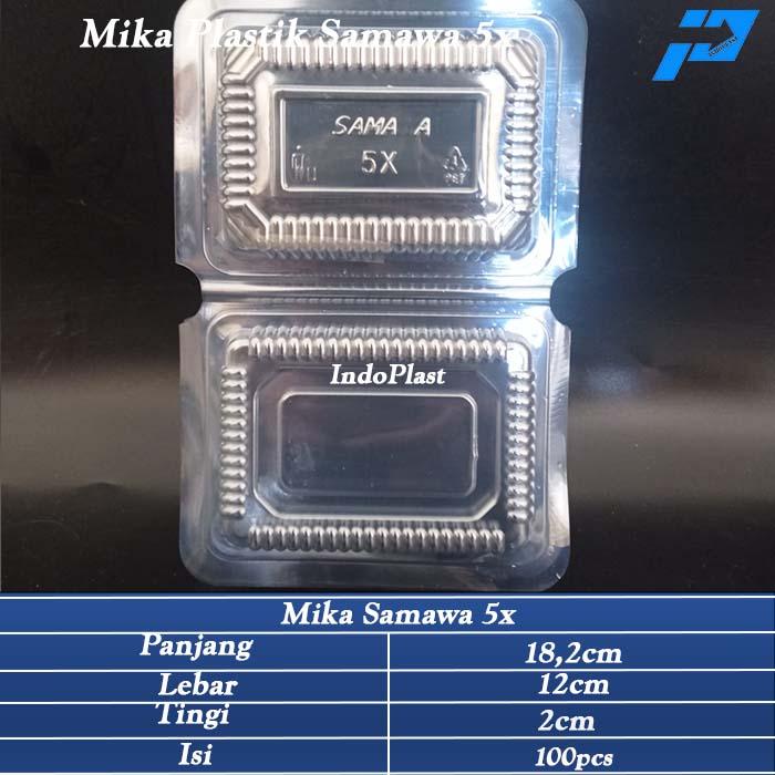 Jual Mika Plastik/Mika Makanan/Tempat Roti/Mika Samawa 5x - Kab ...
