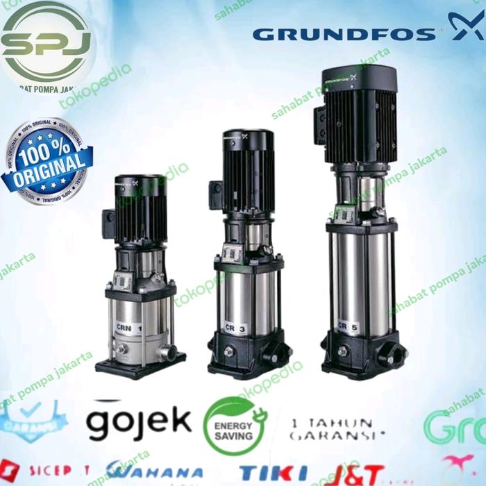 Jual Pompa Grundfos CR 3-21 2,2KW pompa transfer air multistage pump ...