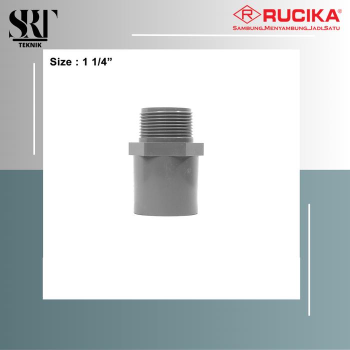 Jual Sambungan Pipa PVC SDL 1 1/4" Sock Drat Luar 1 1/4 Inch Rucika - Kab. Majalengka - SRT ...