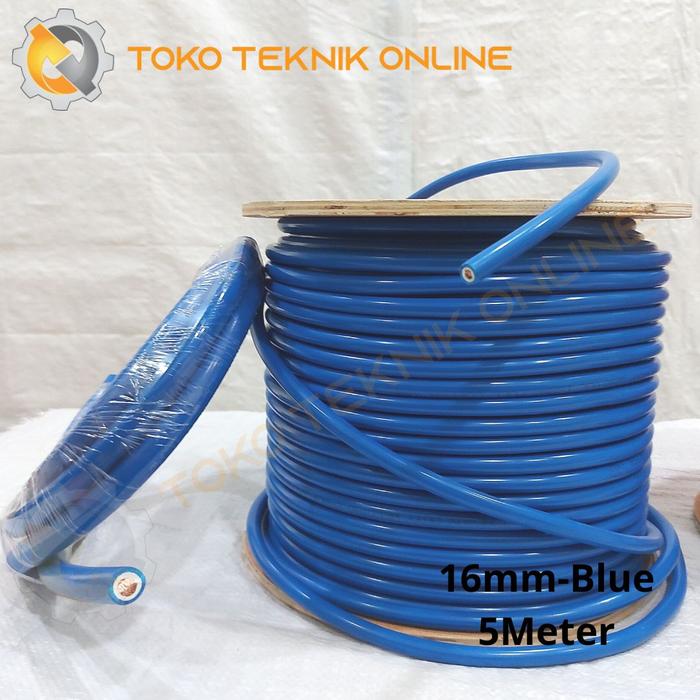 Jual Welding Cable Full Tembaga – Kabel Las PVC 16mm 5 METER - Biru ...