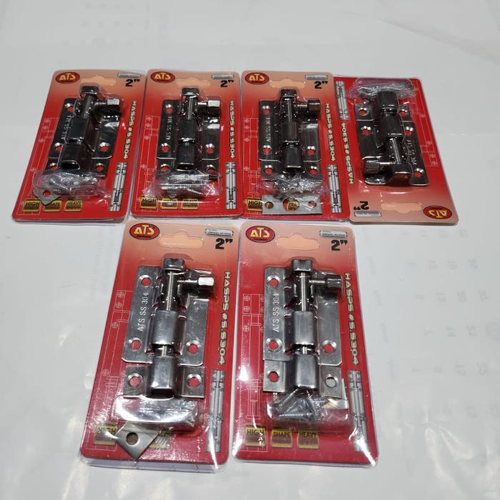 Jual Grendel Stainless 2" inch ATS / Grendel Pintu Selot Slot 2" inch ...