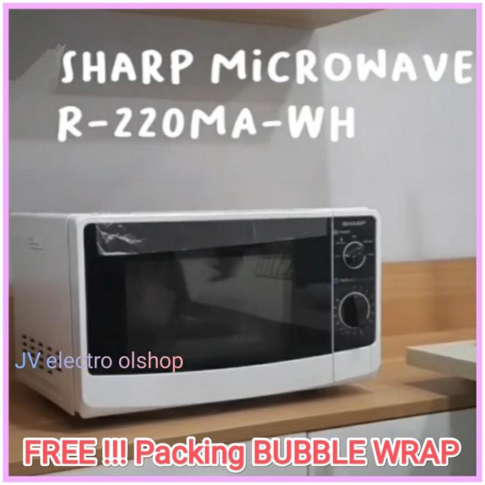 Jual Microwave SHARP R-220MAWH 20 Liter - 450w / SHARP Microwave Low ...