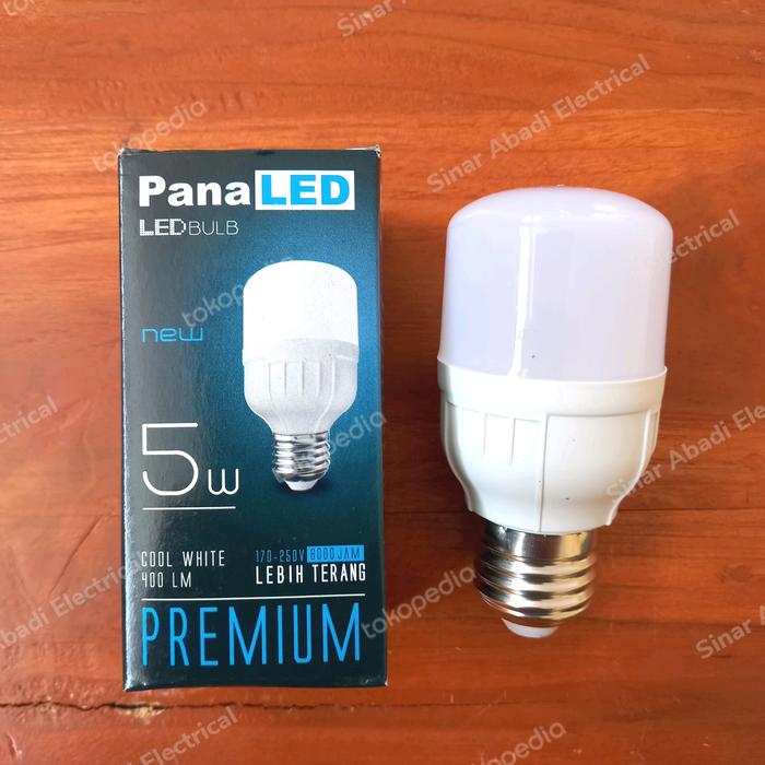 Jual Lampu LED 5 Watt 5w PANALED PREMIUM by LUBY SNI Murah - Putih ...