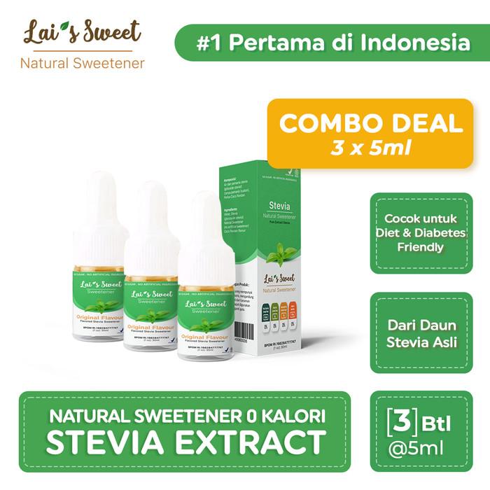 Jual Stevia Cair Original 5 ML Stevia Cair Combo 3 Botol - Jakarta ...