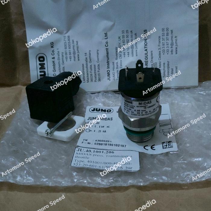 Jual PRESSURE TRANSMITTER JUMO MIDAS 401001/000 0-6 Bar - Jakarta Barat ...