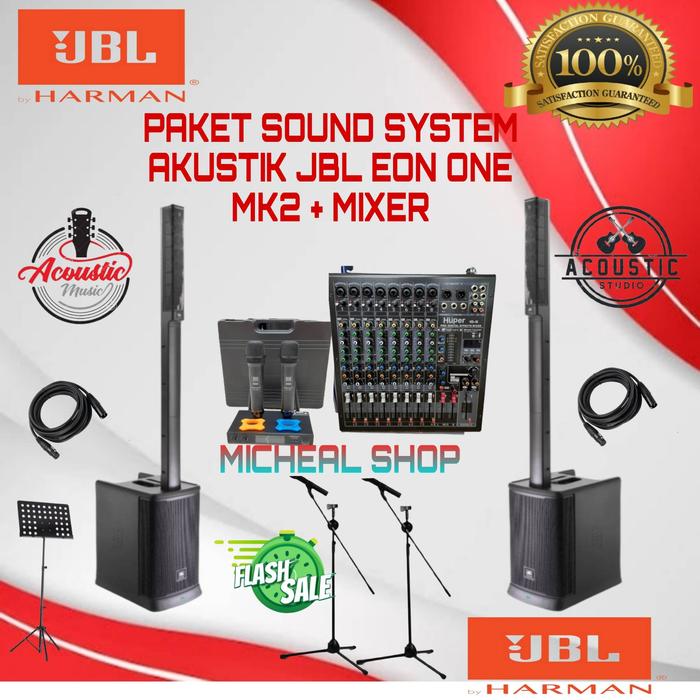 Jual PAKET SOUND SYSTEM AKUSTIK SPEAKER JBL EON ONE MK 2 ORIGINAL ...