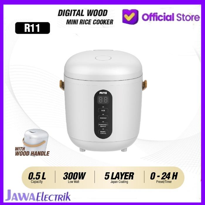 Jual RICE COOKER MITO R11 DIGITAL MINI KAPASITAS 0.5 LITER - Jakarta ...