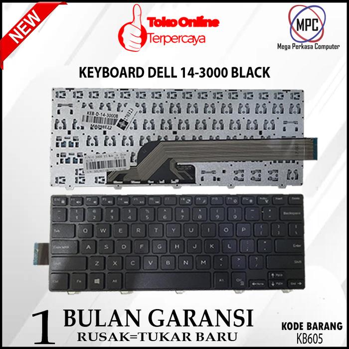 Jual Keyboard Laptop Dell Inspiron 14-3000 14-3441 14-3442 14-3445 14 ...